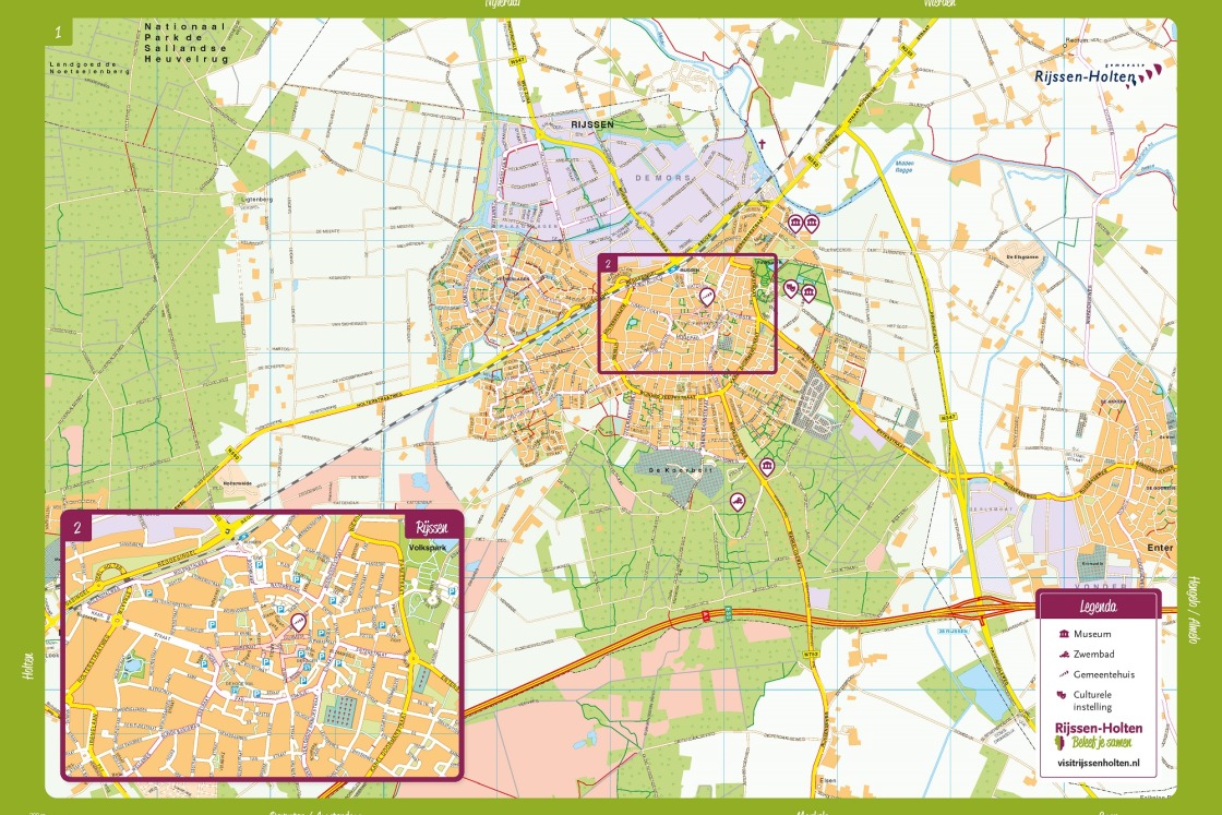 Centrumkaart Rijssen-Holten - Visit Rijssen-Holten