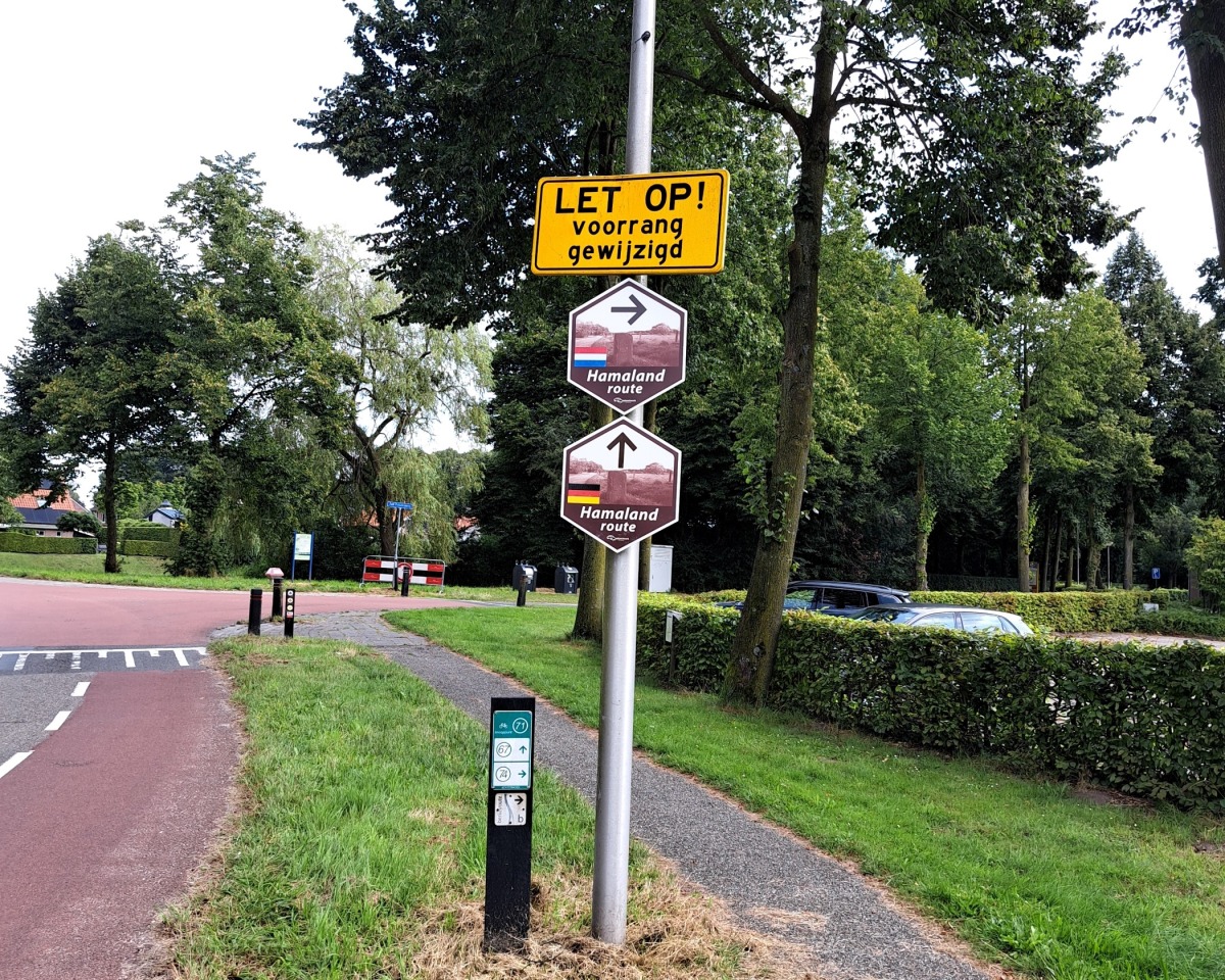 Nieuw: Hamalandroute aangepast, route makkelijker te volgen ...