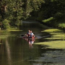 Rivier de Aa Uit in heerlijkalmelo